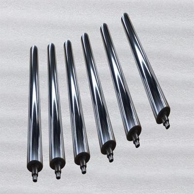 China high quality precision mirror finish aluminum idler roller film blown machine traction aluminum roller for sale