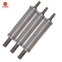China Aluminum Alloy Guide Roller Belt Conveyor Magnetic Anti Static Conveyor Roller Aluminum Idler Embossing Roller for sale