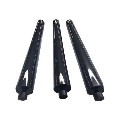 China Extruder custom stainless steel nbr cast rubber roller for printing and dyeing industry for sale