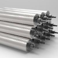 China Wear-resistant NBR idler roller UV roller for ordinary coating machines for sale