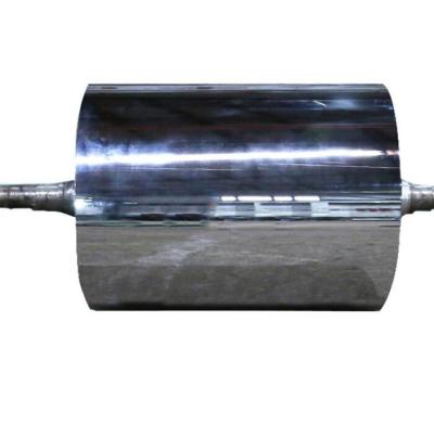 China Flat TubeType Aluminum Alloy roller For Packaging machinery for sale