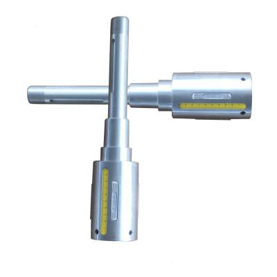 China High quality hot sale 6inch aluminium oem key type paper air expanding shaft valve safety chuck of printing for sale