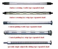 China customized 3inch 74mm pneumatic leaf type air expand shaft with flange factory supplier for sale