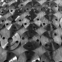 China Circular Pipe Titanium Flange Polished Turned GR1 2 5 7 12 ASME B16.5 B16.47 For Medical for sale