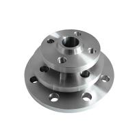 China Circular Weld Neck Titanium Pipe Flange Polished Turned GR1 2 5 7 12 ASME B16.5 B16.47 For Valves for sale