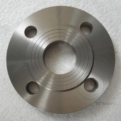 China Polished Turned Titanium Pipe Flange GR1 2 5 GR2 Titanium Weld Neck Flange For Marine Offshore Industry for sale