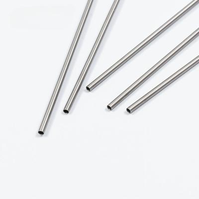 China Grade 9 Seamless Titanium Tube Capillary For Medical Titaextruded Titanium Tubing Both Ends Threaded for sale