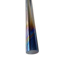 China Damascus Patterned Titanium Round Bar AMS 4928 Titanium Rod For Custom Knife Making for sale