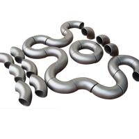 China 45 Deg 90 Deg Titanium Pipe Fittings Titanium Elbow For Petrochemical Natural Gas for sale