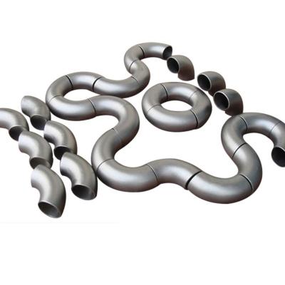 China 45 Deg 90 Deg Titanium Pipe Fittings Titanium Elbow For Petrochemical Natural Gas for sale