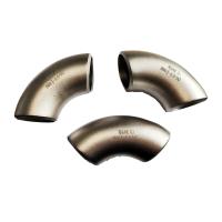 China 45° 60° Titanium Tube Fittings Titanium Pipe Fitting Titanium Alloy Elbow In Petrochemical for sale