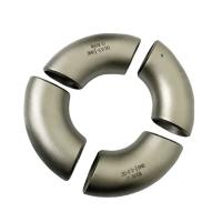 China 45° 60° Titanium Tube Fittings Titanium Pipe Fitting Titanium Alloy Elbow In Petrochemical for sale