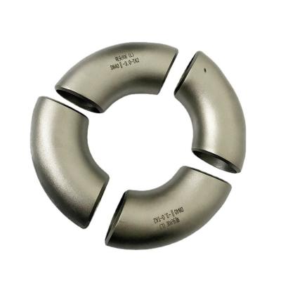 China 45° 60° Titanium Tube Fittings Titanium Pipe Fitting Titanium Alloy Elbow In Petrochemical for sale