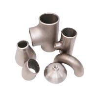 China Grade 5 Grade 9 Aerospace Titanium Tube Fittings Titanium Pipe Fitting For Engines for sale