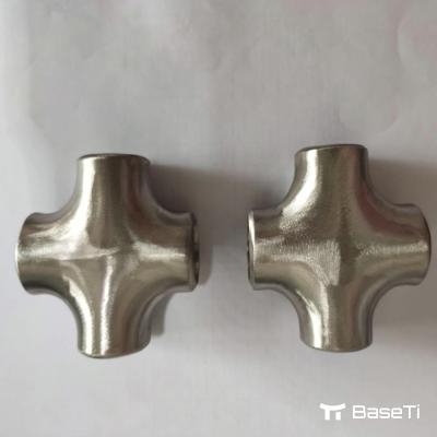 China 65000psi Titanium Pipe Fittings Titanium Tube Fitting Adapters ASME B16.9 For Petrochemical for sale