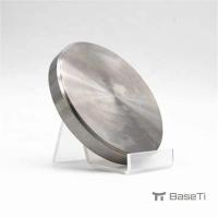 China 98mm X 10mm To 25mm Medical Ti Alloy Titanium Target Grade 5 Dental For Implants Crowns Bridges for sale