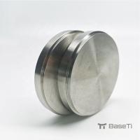 China 98mm X 10mm To 25mm Medical Ti Alloy Titanium Target Grade 5 Dental For Implants Crowns Bridges for sale