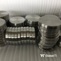 China Pure Titanium Disk Dental Titanium Alloy Disc 6alv4 Titanium ASTM F67 ASTM F136 for sale