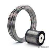 China 0.8mm  Pure Titanium Welding Wire 1.0mm 1.2mm Spooled Titanium Coil Wire for sale