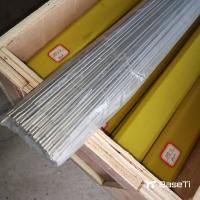 China Smooth Clean Titanium Welding Rods Straight Format Straight AWS A5.16 for sale