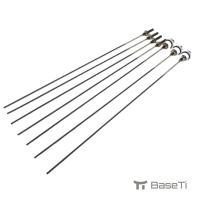 China Tantalum Iridium Coated Titanium Electrodes For Cathodic Protection Of Heaters MMO Titanium Anode For Marine for sale