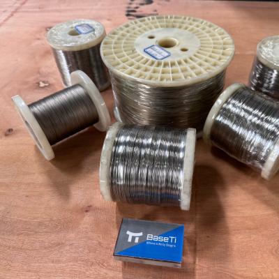 China BaseTi Grade 1 2 5 23 Ti-6Al-4V ELI Titanium Wire In Aerospace, Chemical, Power Industries for sale