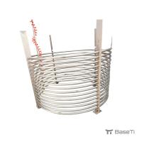 China U/W Shape Titanium Coils For Heating Cooling For Geothermal Energy Systems Pharmaceutical Industry Chemical Processing for sale