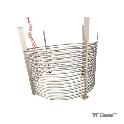 China U/W Shape Titanium Coils For Heating Cooling For Geothermal Energy Systems Pharmaceutical Industry Chemical Processing for sale