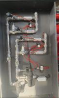 China Fully Automatic Blow Moulding Machine IBC Tote Tanks Steel Cage Auto Making Line for sale