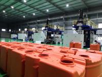 China Huayu 10-Layer Automatic Blow Molding Machine for 1000L Chemical Transport IBC for sale