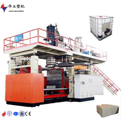 China 10-Layer Automatic Huayu 1000L Chemical IBC Blow Molding Machine with  PLC for sale