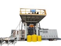 China Huayu 20000L Single-Layer Blow Molding Machine with 7200 kN Clamping Force and 1400 kg/h Plasticizing Capacity for Ultra-Large Thick-Walled Containers for sale