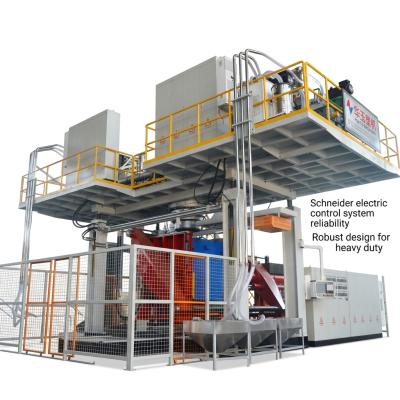 China 1500-2000L High-Speed Automatic Robotic Deflashing Water Tank Blow Moulding Line for Global Export Markets for sale