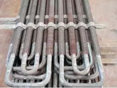 China Industrial Steam Boiler Stack Economizer Low Pressure Serpentine Coil Bending for sale