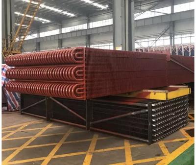 China ASTM Biomass Steam Boiler Stack Economizer Finned Tube Heat Exchanger for sale