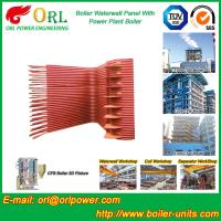 China Condensing Gas Boiler Water Wall Panels , Boiler Membrane Wall Tube for sale