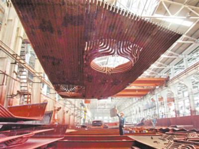 China Condensing Gas Boiler Water Wall Panels , Boiler Membrane Wall Tube for sale