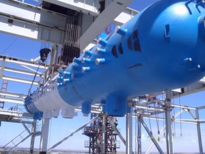 China High Performance Thermal Oil Boiler Drum In Thermal Power Plant , ORL Power for sale