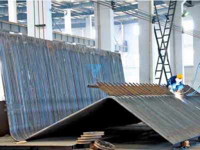 China Fireproof Electrical Boiler Water Wall Panel Carbon Steel for sale