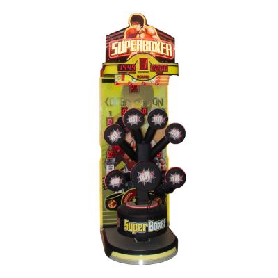 China Multiple Goals Boxer Punching Machine , Coin Operated Boxing Machine For Indoor for sale