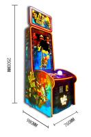 China 43 Inches Display Temple Run Arcade Machine For Ticket Prize for sale