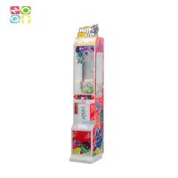 China Custom Candy Mini Claw Vending Machine 13 Inches With Top Locker for sale