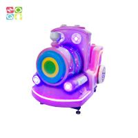 China Coin Operated Train Kiddie Ride With 15 Inch Screen Video Game for sale