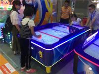 China Indoor Playground Multi Pucks Air Hockey Table 2 Players With Electronic Scorer for sale