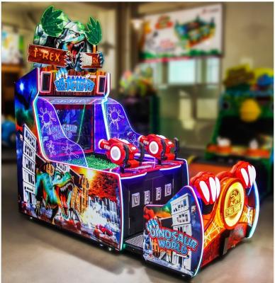 China 2 players dino machine gun shooting video game T-Rex Park coin operated arcade machine for sale