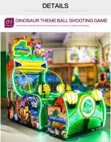 China Indoor amusement Dinosaurs Park kids arcade machine, shooting dino lottery game machine for sale