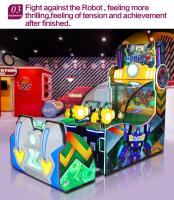 China 2 players Robot Storm ball shooting video redemption machines with ticket for prize for sale