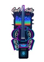 China Guitar Hit Hammer Game Sports Arcade Machine Coin Operated For Amusement Parks for sale