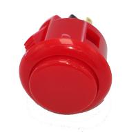 China Snap In 2 Pin Arcade Machine Accessories , Green Red Sanwa Arcade Button for sale