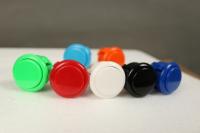 China Multiple Color Sanwa 24mm Arcade Buttons 2 Pin For Arcade Console for sale